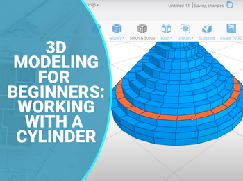 3D Modeling for Beginners-Working With the Cylinder
